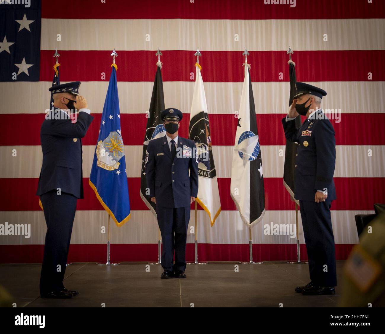Space Operations Command Stand-up ceremony (1 Stock Photo - Alamy