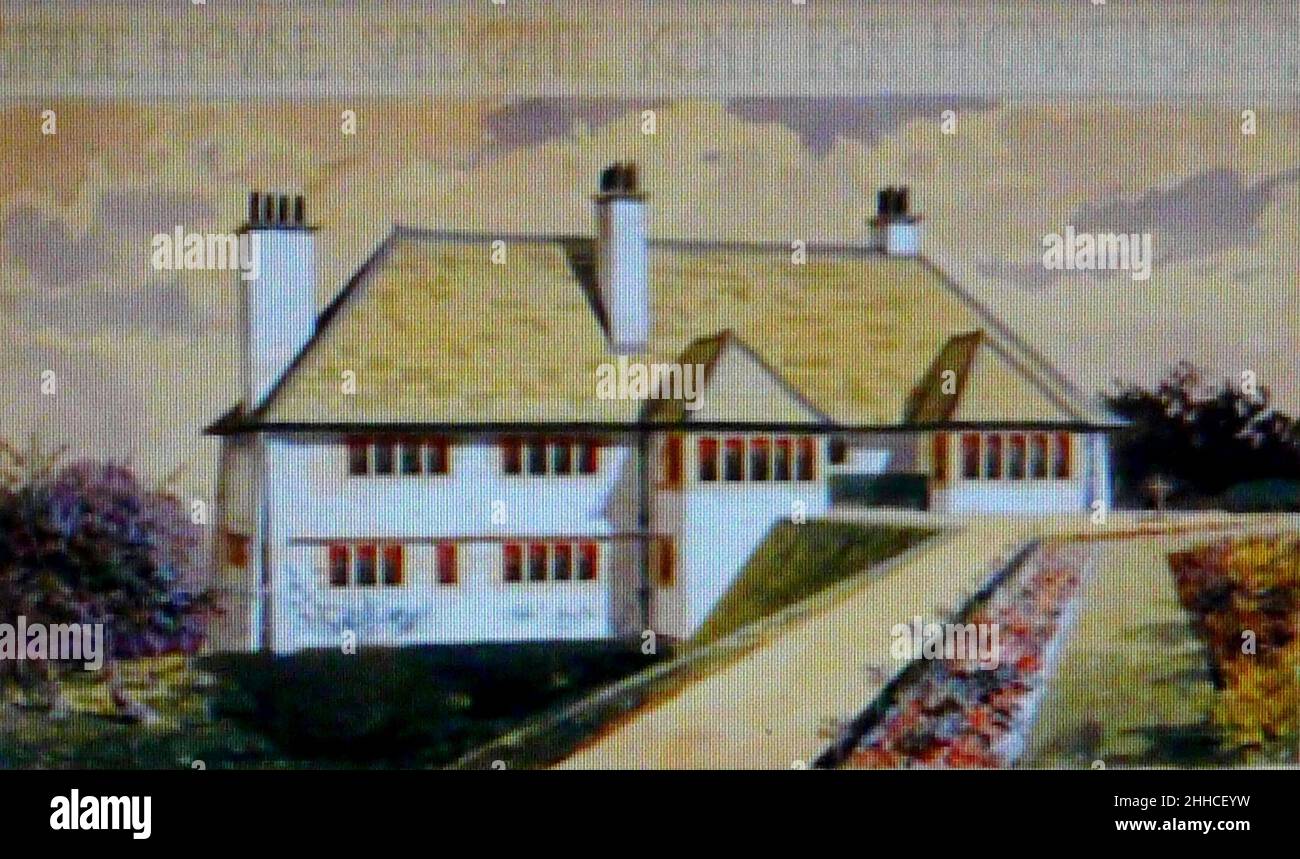 Spade House drawings (2a Stock Photo - Alamy