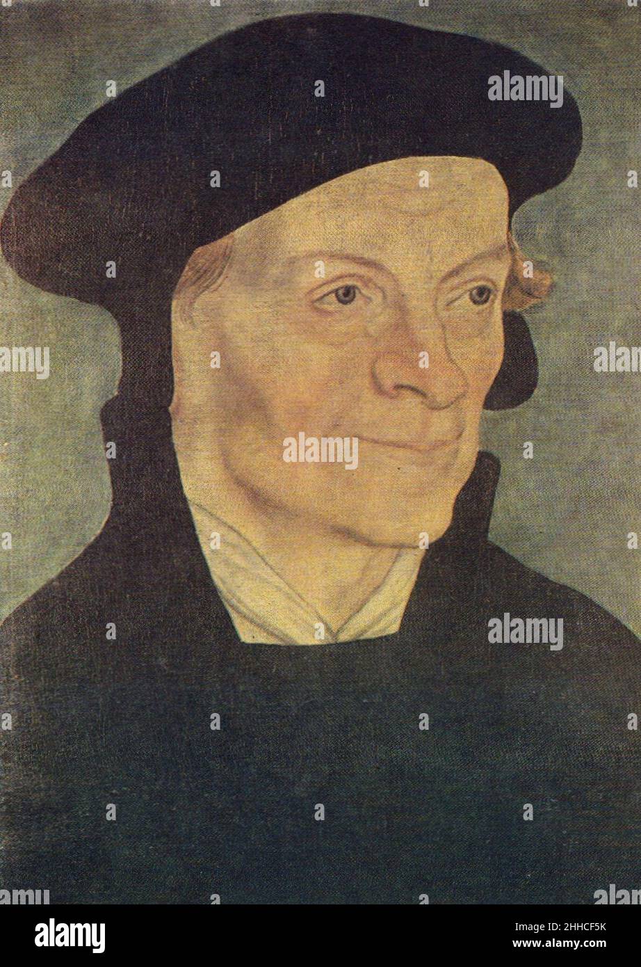 Spalatin Cranach der Juengere Stock Photo - Alamy