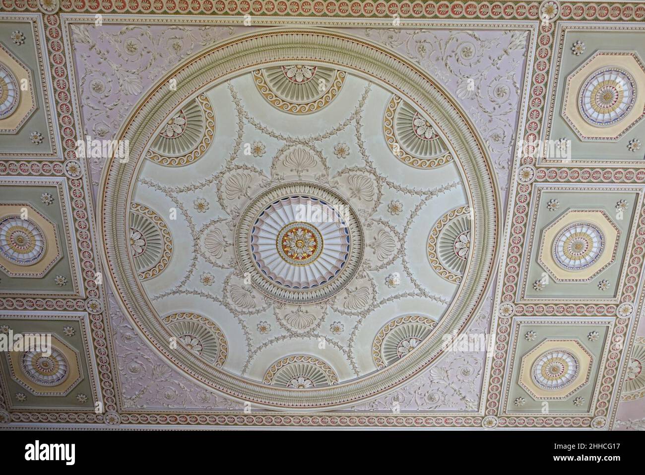 Spanish Library ceiling Stock Photo - Alamy