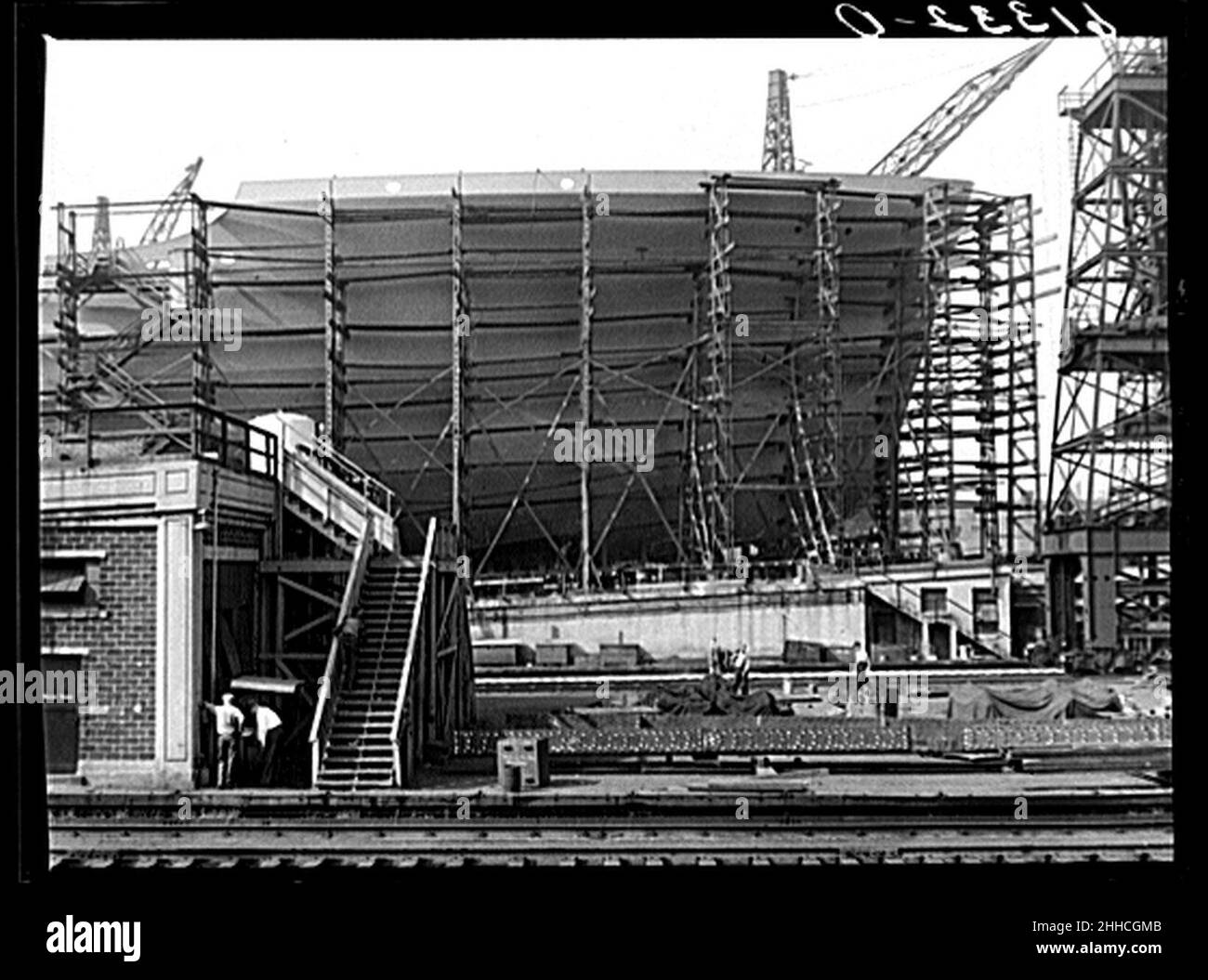 Sparrows Point Shipyard Stock Photo - Alamy