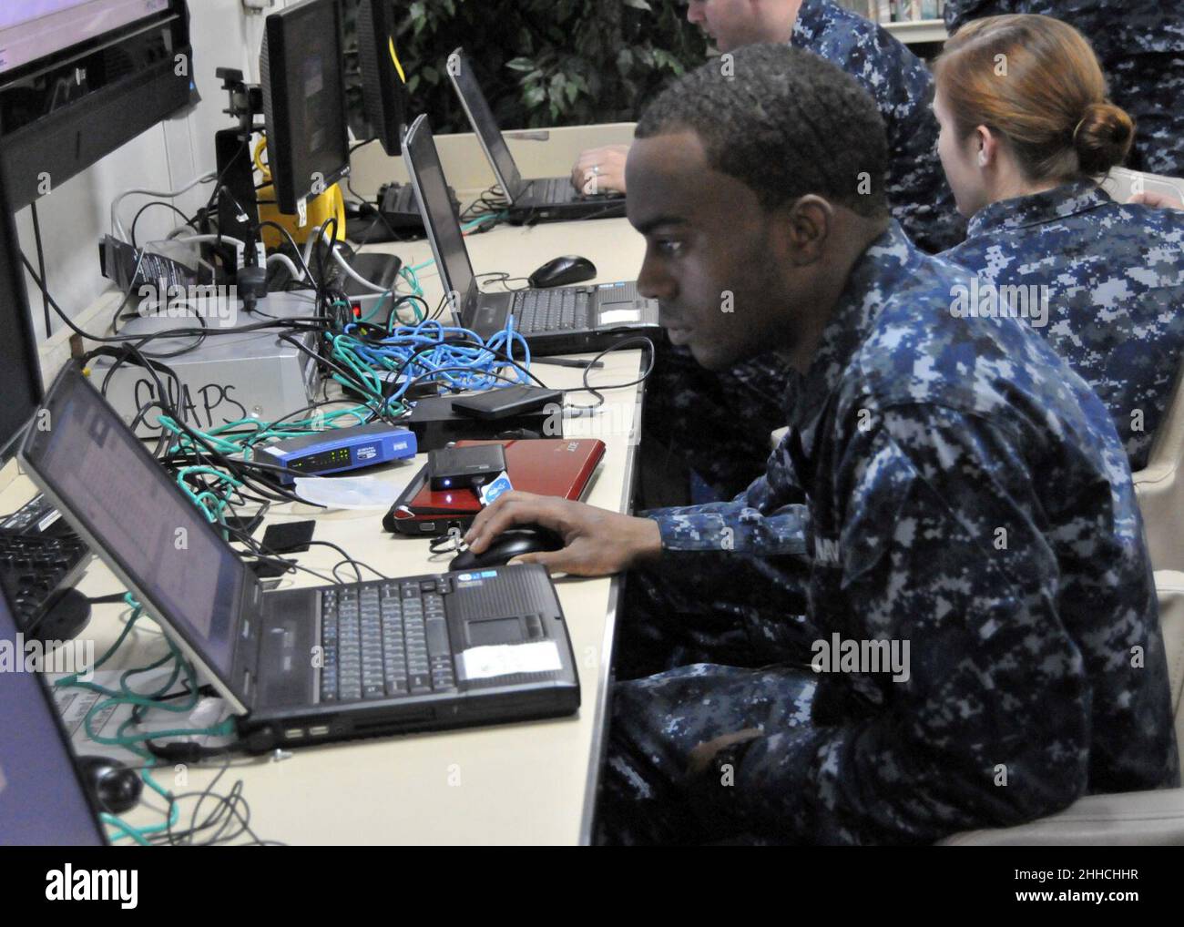 SPAWAR trains Boxer ITs 130723 Stock Photo - Alamy