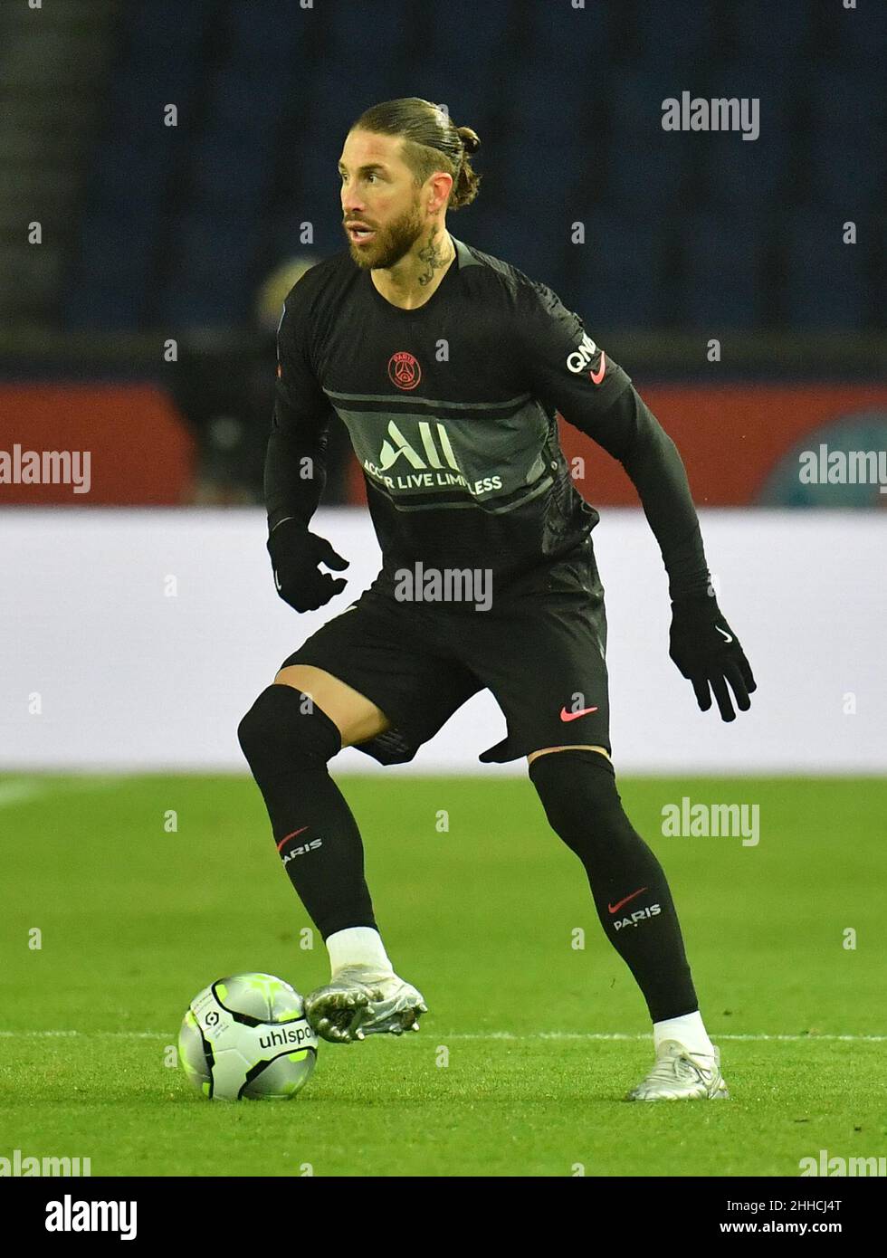 Paris, France. 23rd Jan, 2022. Paris Saint-Germain's Sergio Ramos ...