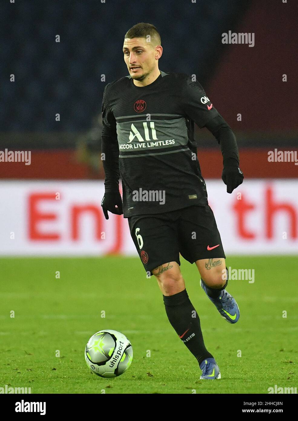 Paris Saint-Germain's Marco Verratti during the French L1 football ...
