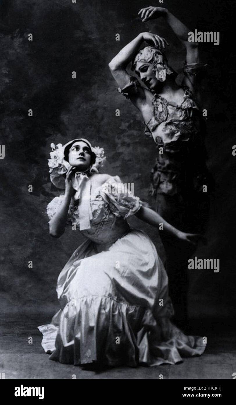 Spectre de la rose karsavina and nijinsky 1911 Stock Photo - Alamy