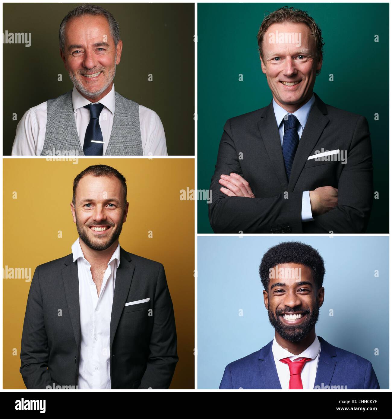 Group of beautiful people in a collage Stock Photo - Alamy