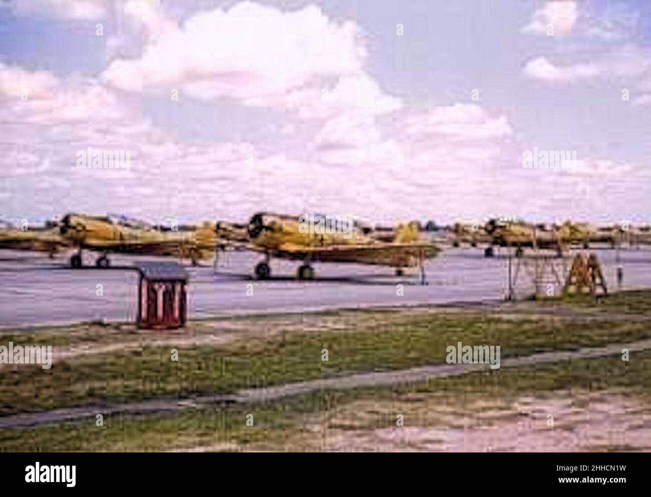 Spence Air Base - T-6G Texan Trainers Stock Photo - Alamy