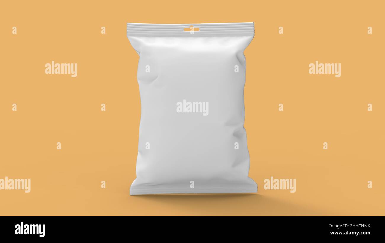3D rendering of a renderd concept model plastic wrap hanging sack ...