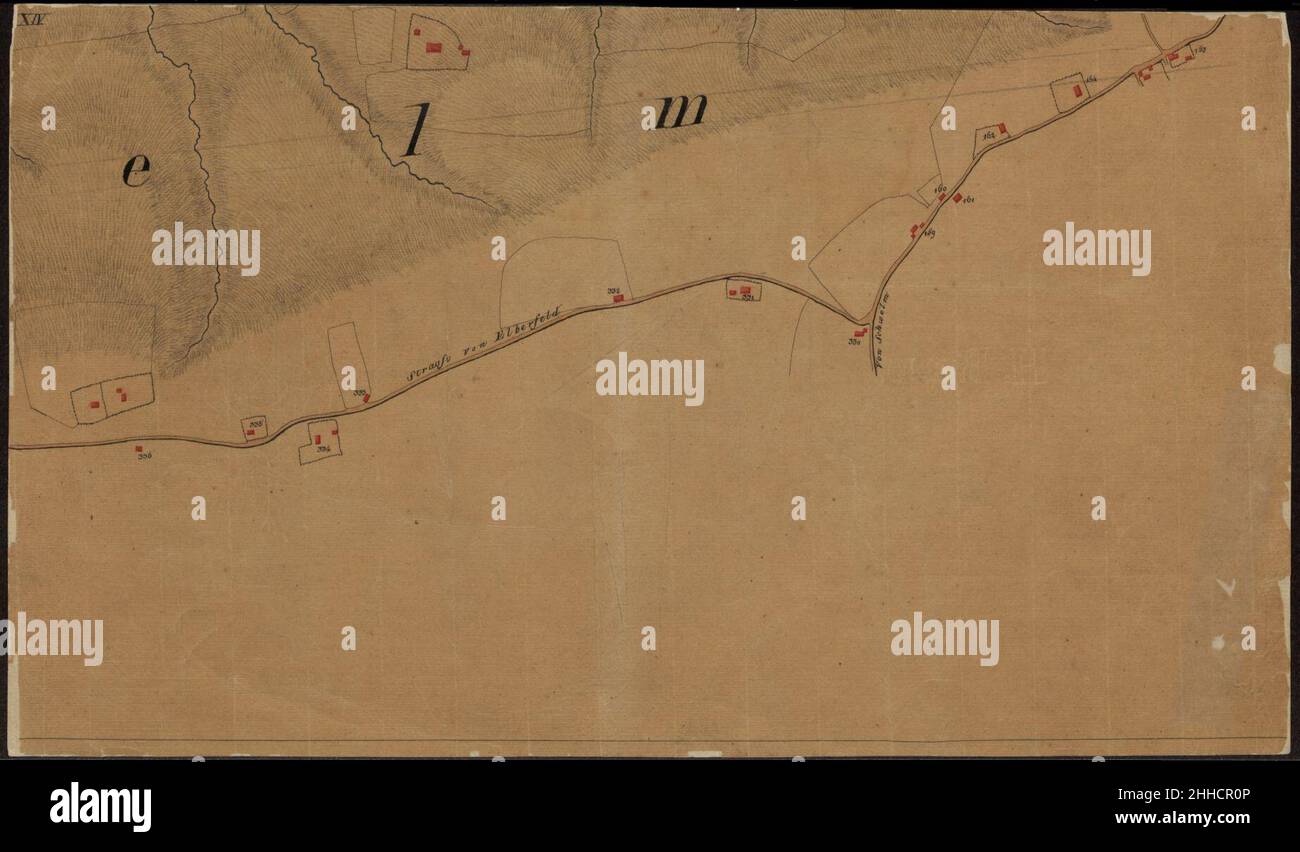 Spezialkarte des Bergwerkdistrikts Blankenstein 14 Blatt XIV - Schwelm ...