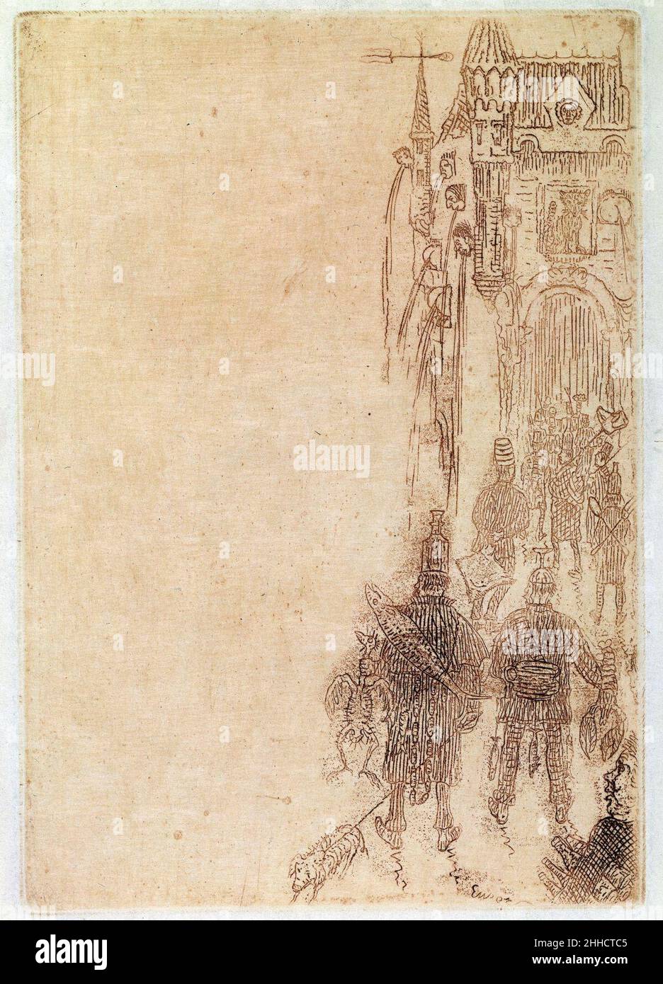 Spijskaart voor Charles Vos, James Ensor, MSK Gent, 1998-B-110-2 Stock ...
