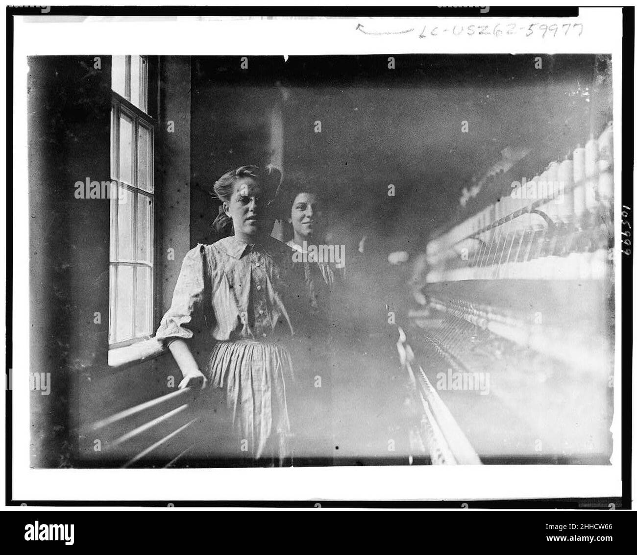 Spinners and doffers in the Interlaken Mill, Arkwright, R. I. Girl in ...