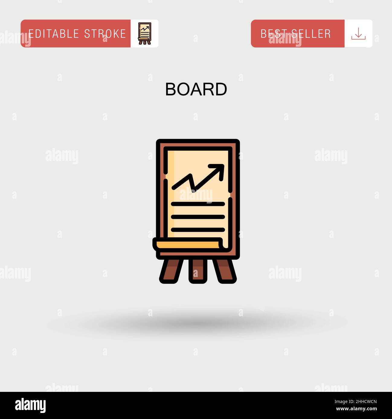 Board Simple vector icon Stock Vector Image & Art - Alamy