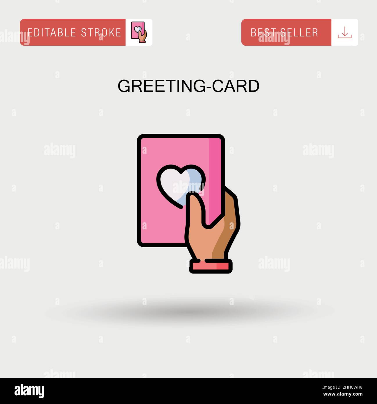 Empty greeting card Stock Vector Images - Alamy
