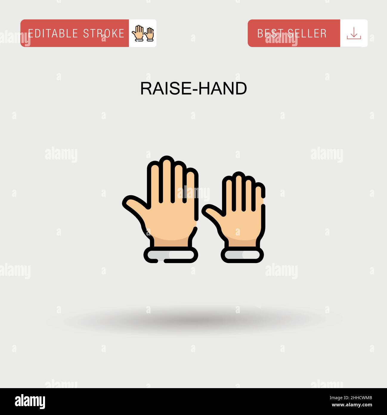 Hand Raised And Question Stock Vector Images - Alamy