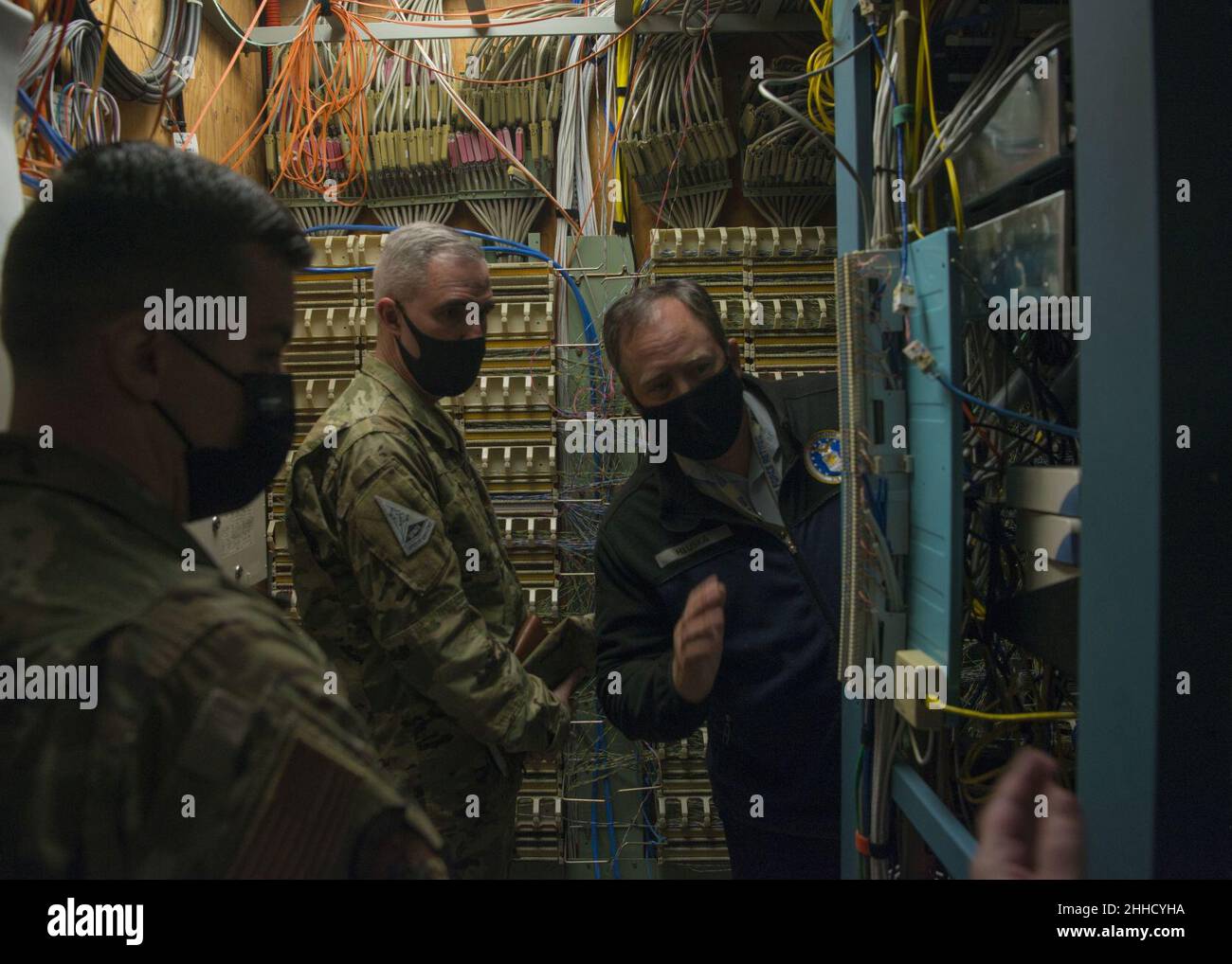 SpOC commander visits Team Pete (2 Stock Photo - Alamy