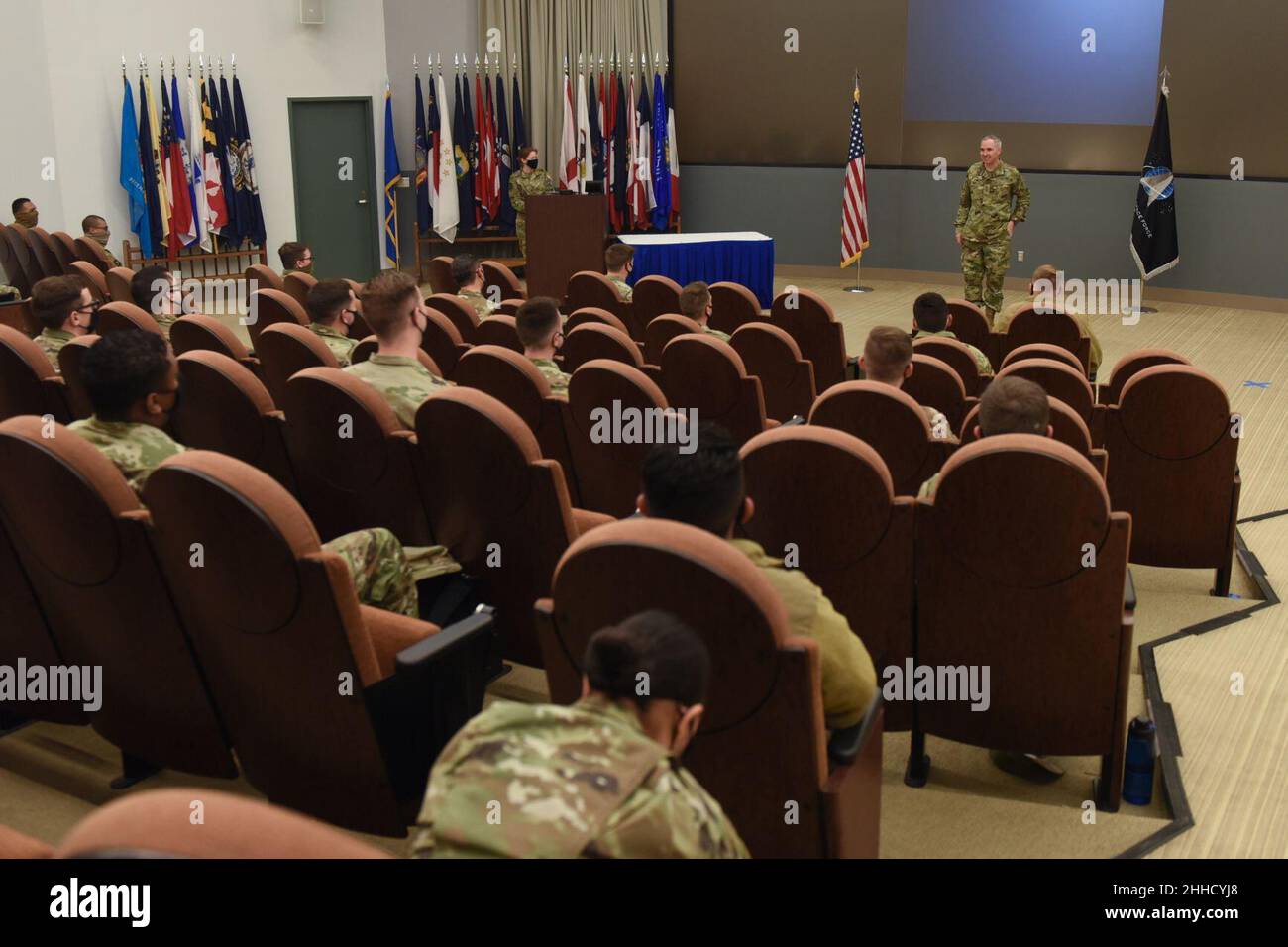 SpOC commander visits USSF students at Vandenberg AFB (1 Stock Photo ...