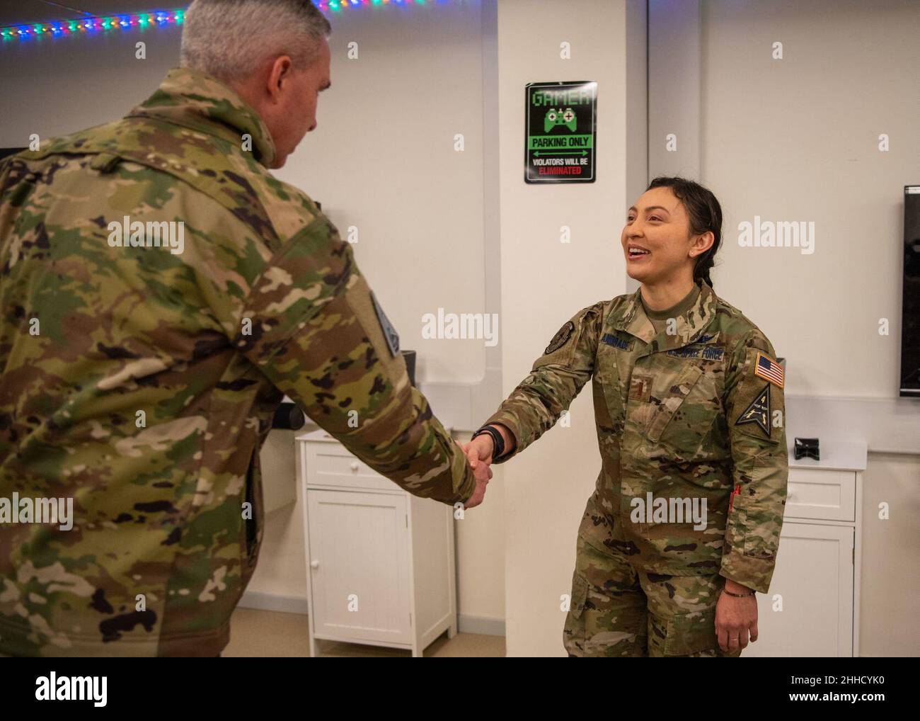 SpOC leadership visit Thule Air Base (7 Stock Photo - Alamy
