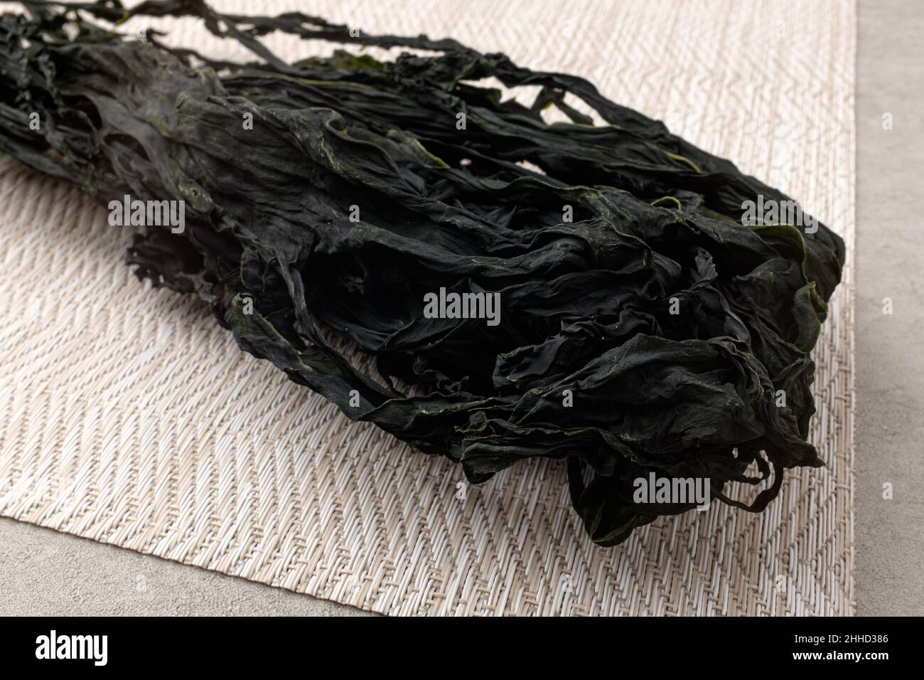Drained and dried seaweed seaweed Stock Photo - Alamy
