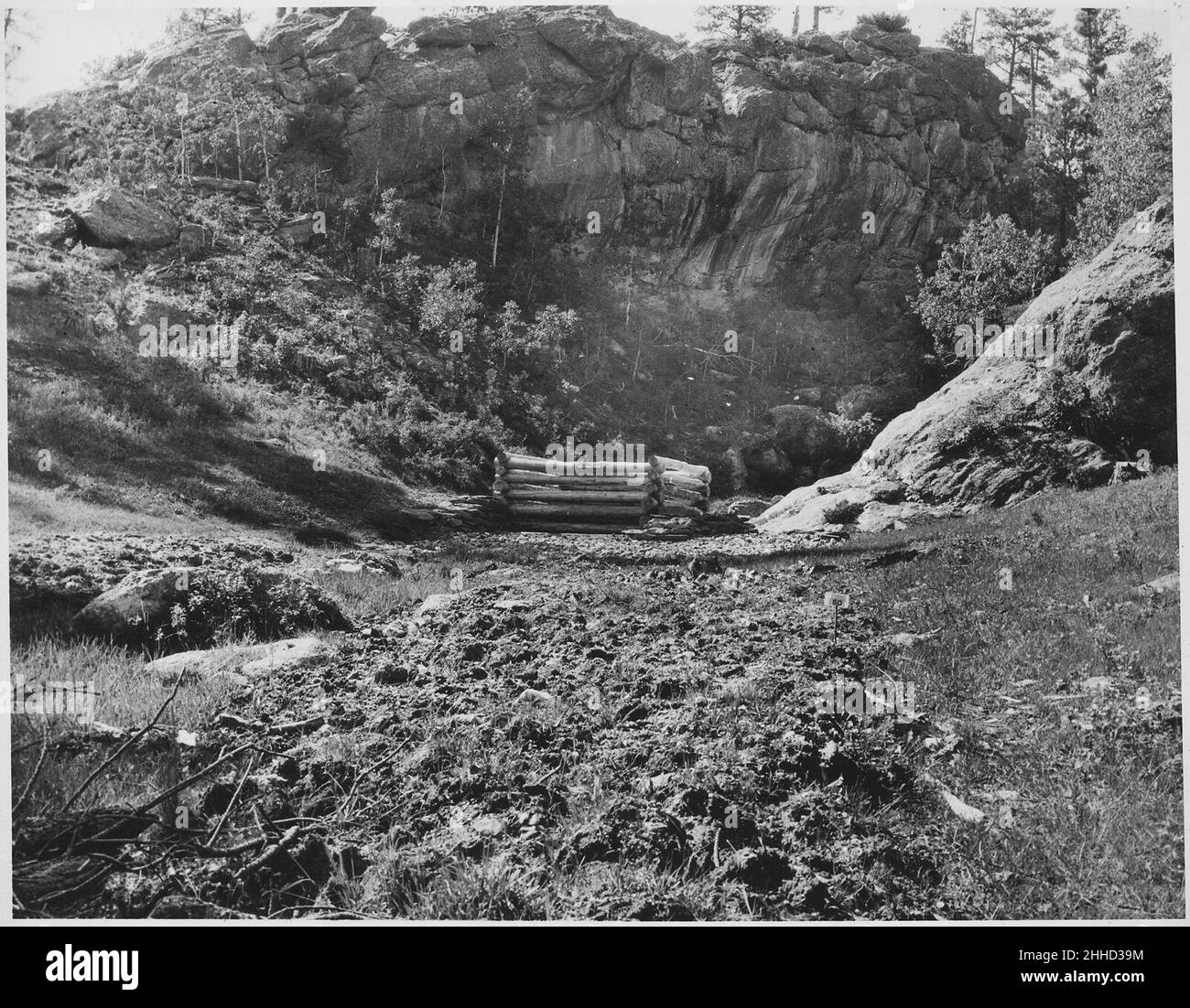 Spring on Helen Mica improved by CCC labor Stock Photo - Alamy