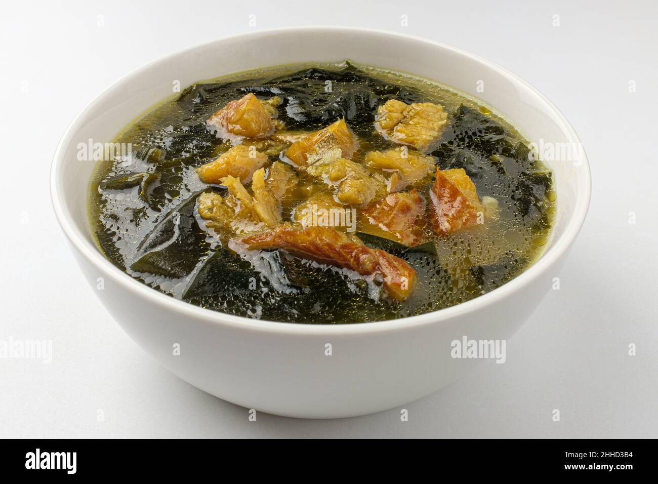 Yellow pollack seaweed soup hi-res stock photography and images - Alamy