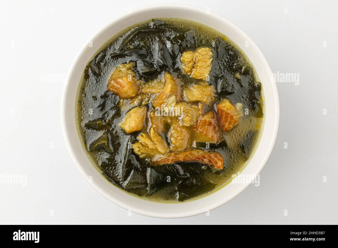 Yellow pollack seaweed soup hi-res stock photography and images - Alamy