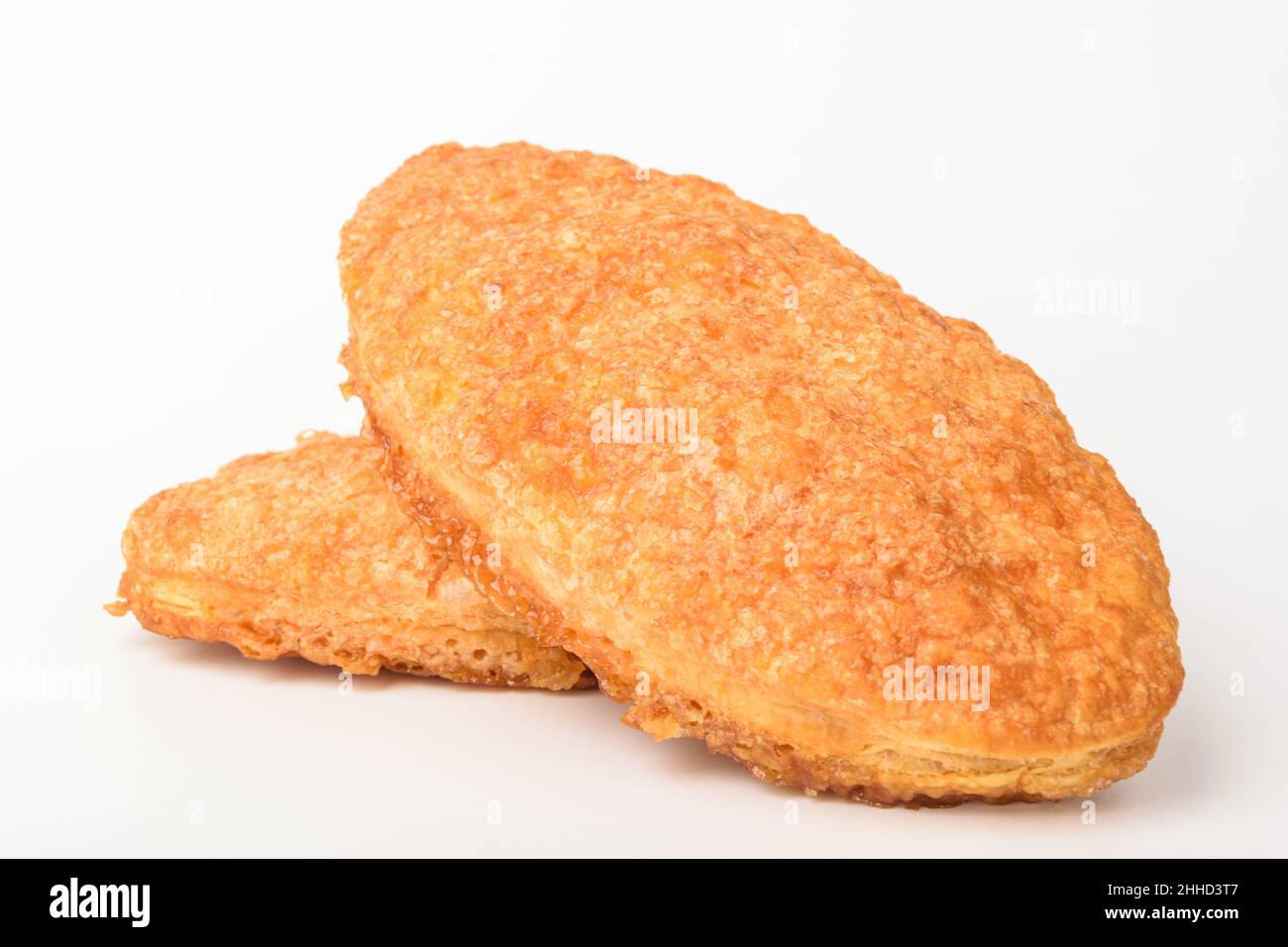 Leaf pie on white background Stock Photo - Alamy