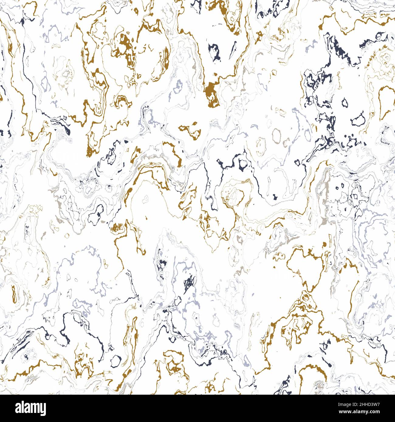 White tonal marbled seamless texture. Irregular pale ink blotch paint ...
