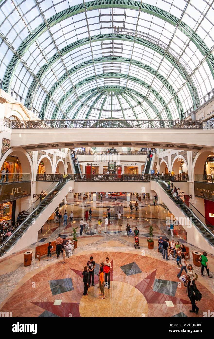 Inside the Mall of the Emirates, one of the best-known shopping malls ...