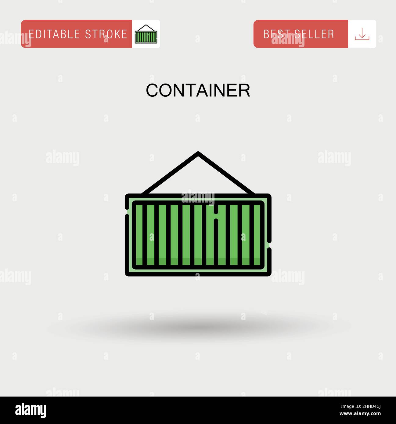 Singapore container ship Stock Vector Images - Alamy