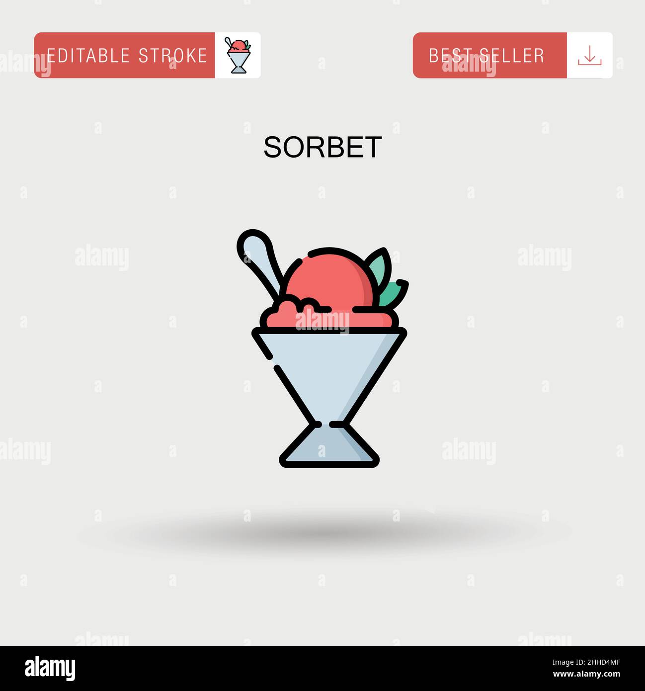 ´sorbet Stock Vector Images - Alamy
