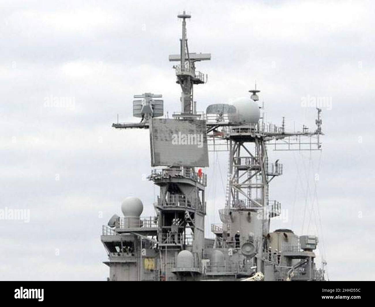 SPS-48 Radar LHA-4 Nassau 2008-02-20 Stock Photo - Alamy