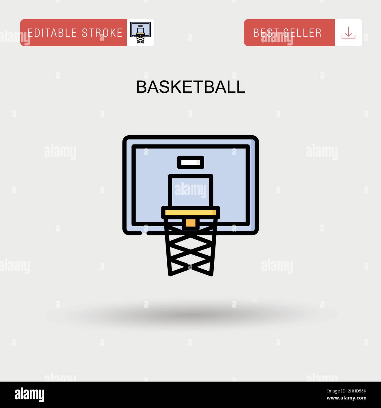 Basketball tournament simple vector Stock Vector Images - Alamy