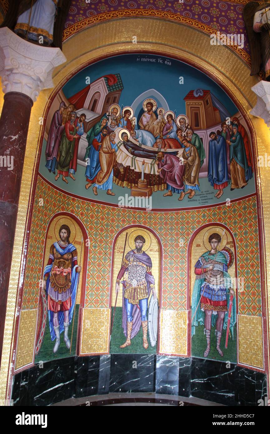 Interior of the Chapel by the tomb of Archbishop Makarios III, Mountain ...