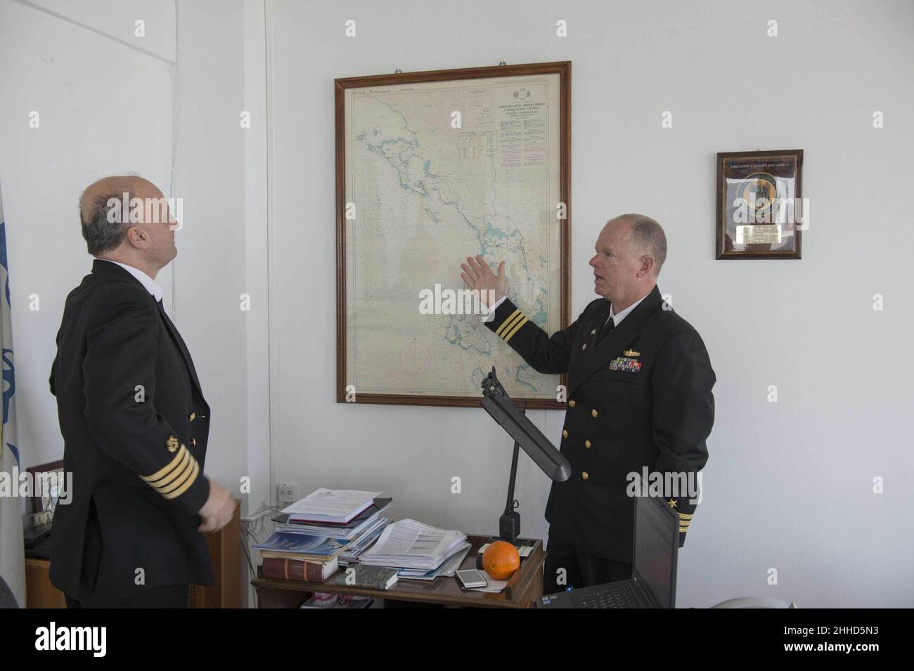 Spyros Kontomaris and Charles Hampton 160321 Stock Photo - Alamy