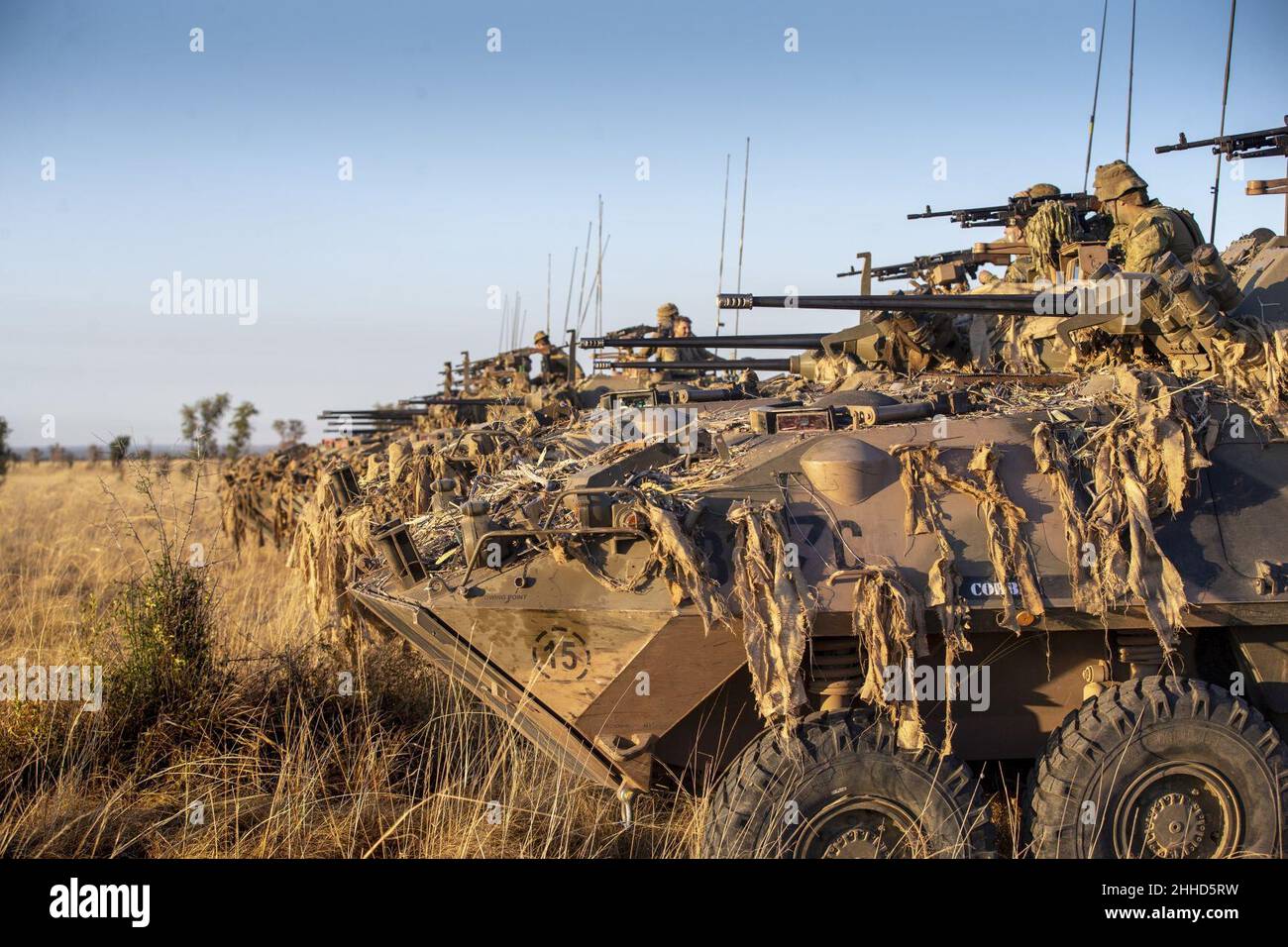 Squadron of 1st Armoured Regiment ASLAVs in August 2021 Stock Photo - Alamy