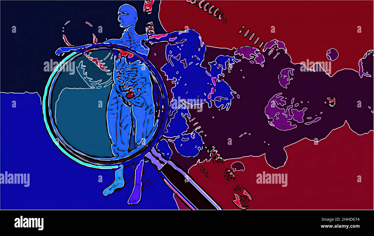 3d illustration in comic style - Immunity Against Diseases with ...
