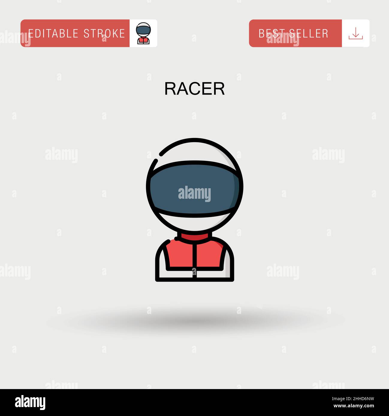 Car racing man cartoon vector Stock Vector Images - Alamy