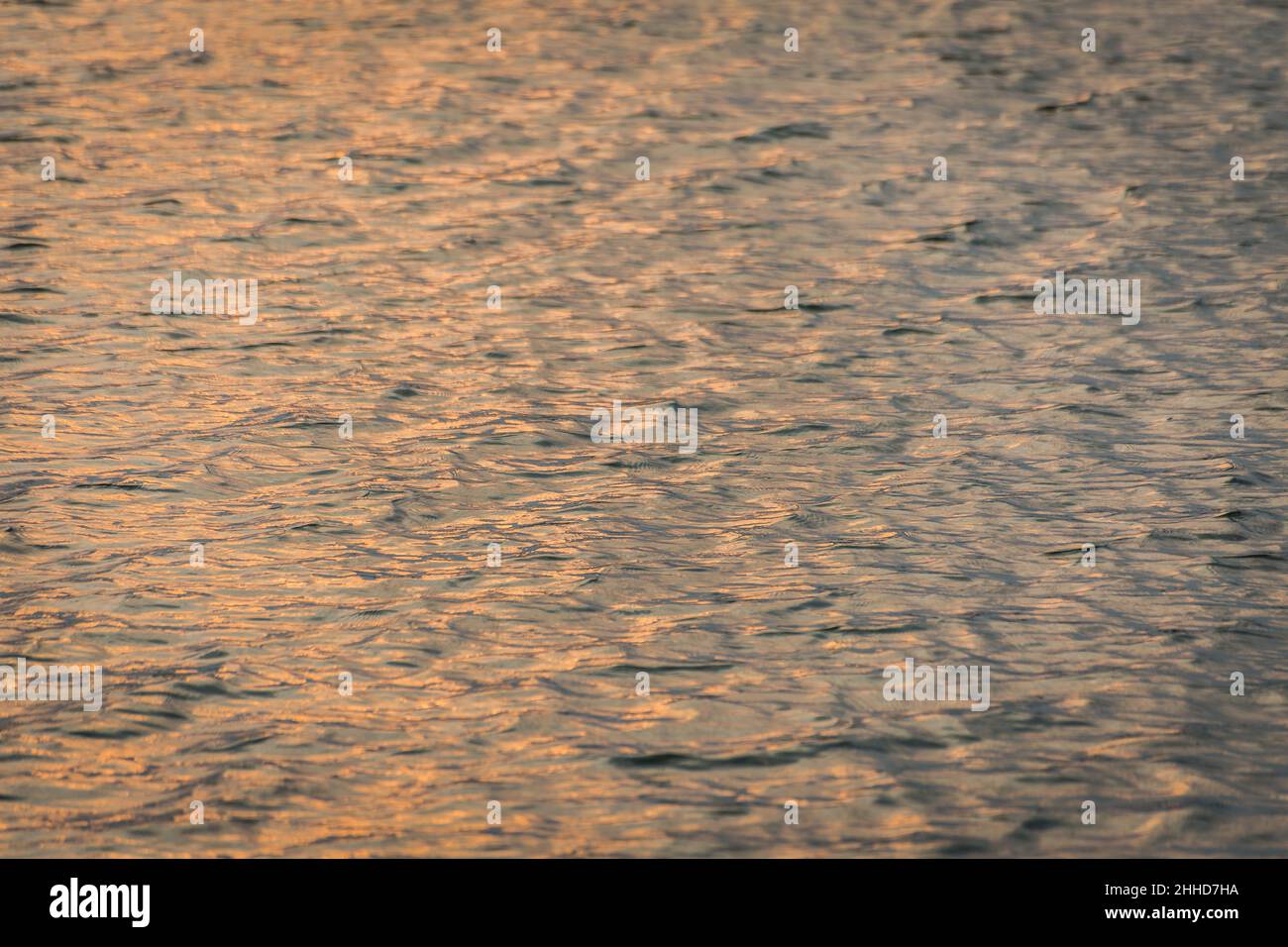 beautiful water wave pattern sunset with nice harmonic structure and ...