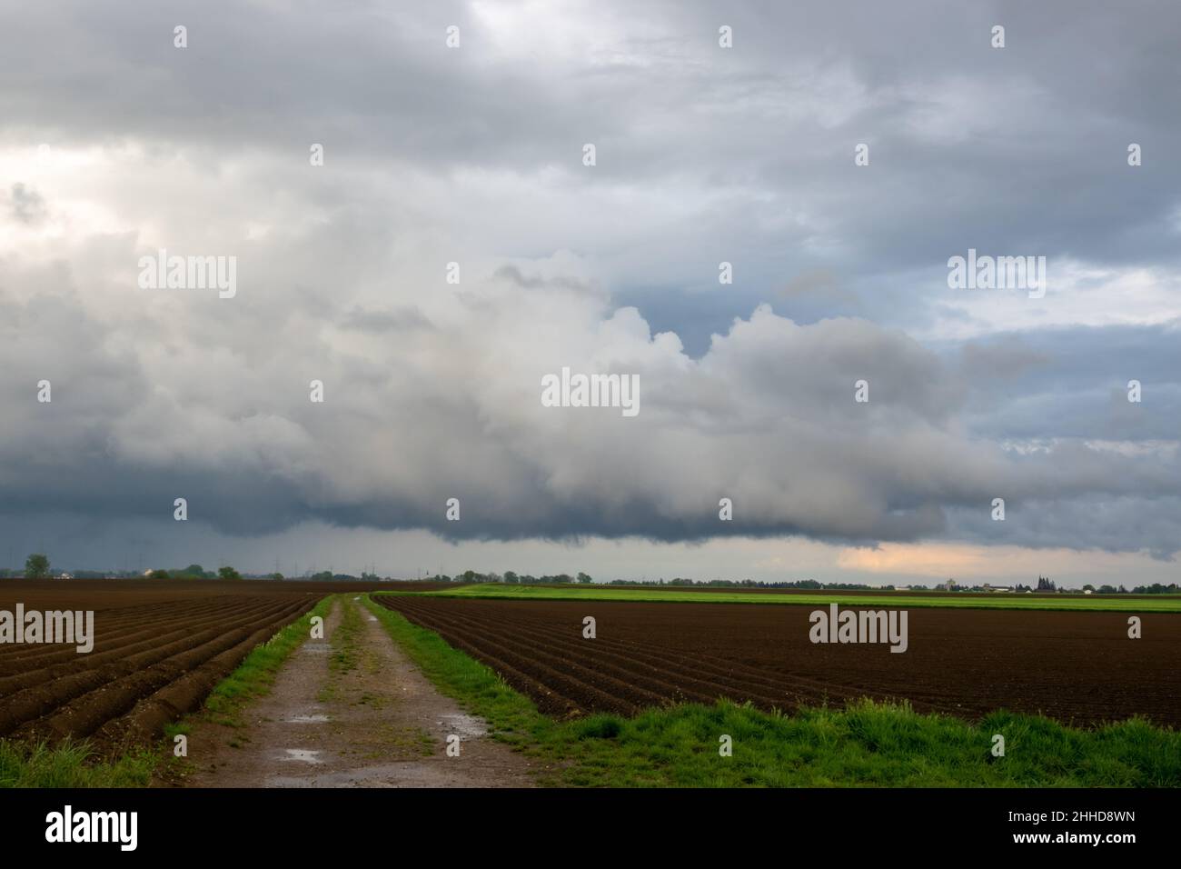 Cloud images with rain clouds and storm clouds in the landscape Stock ...