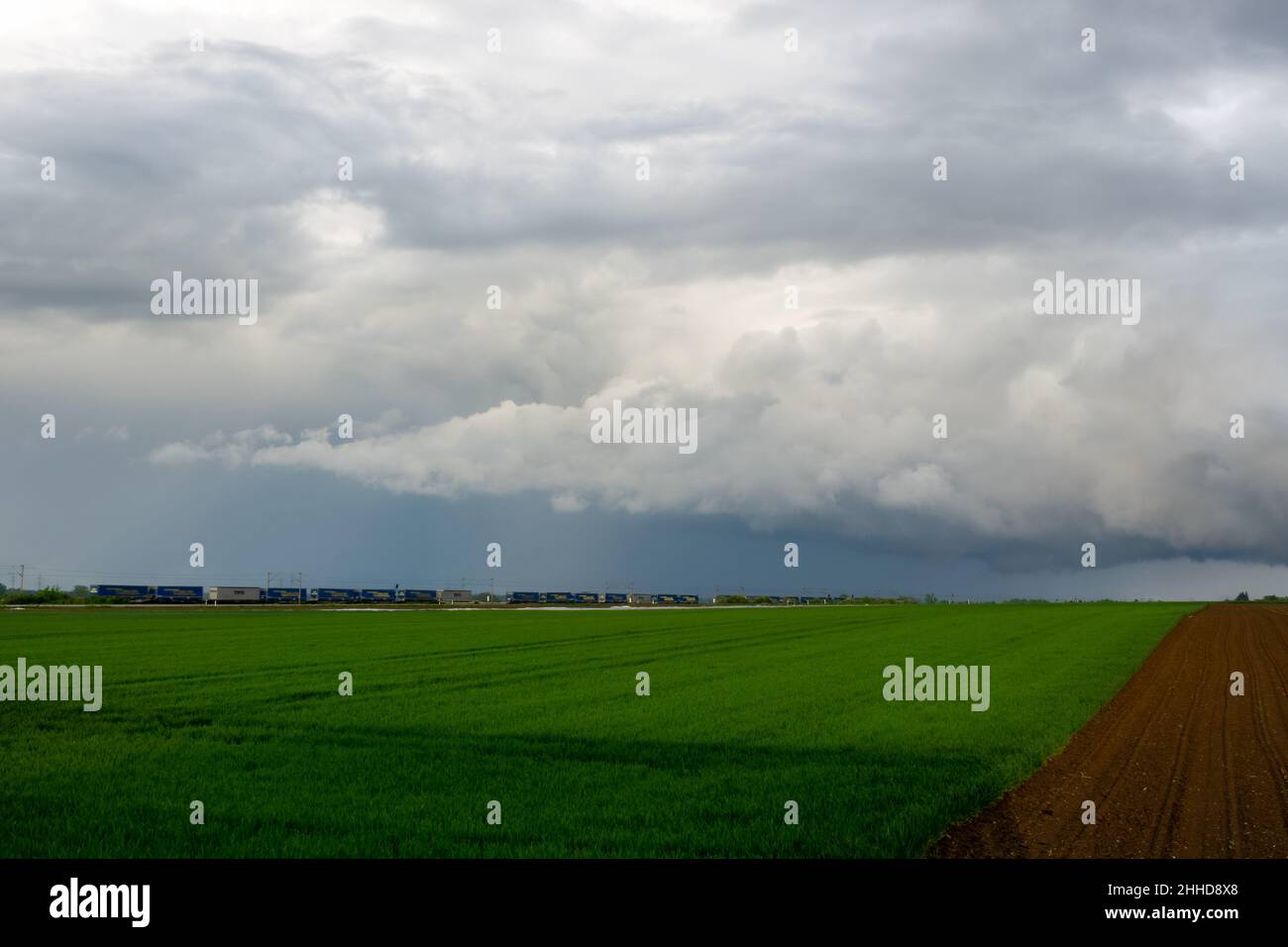 Cloud images with rain clouds and storm clouds in the landscape Stock ...