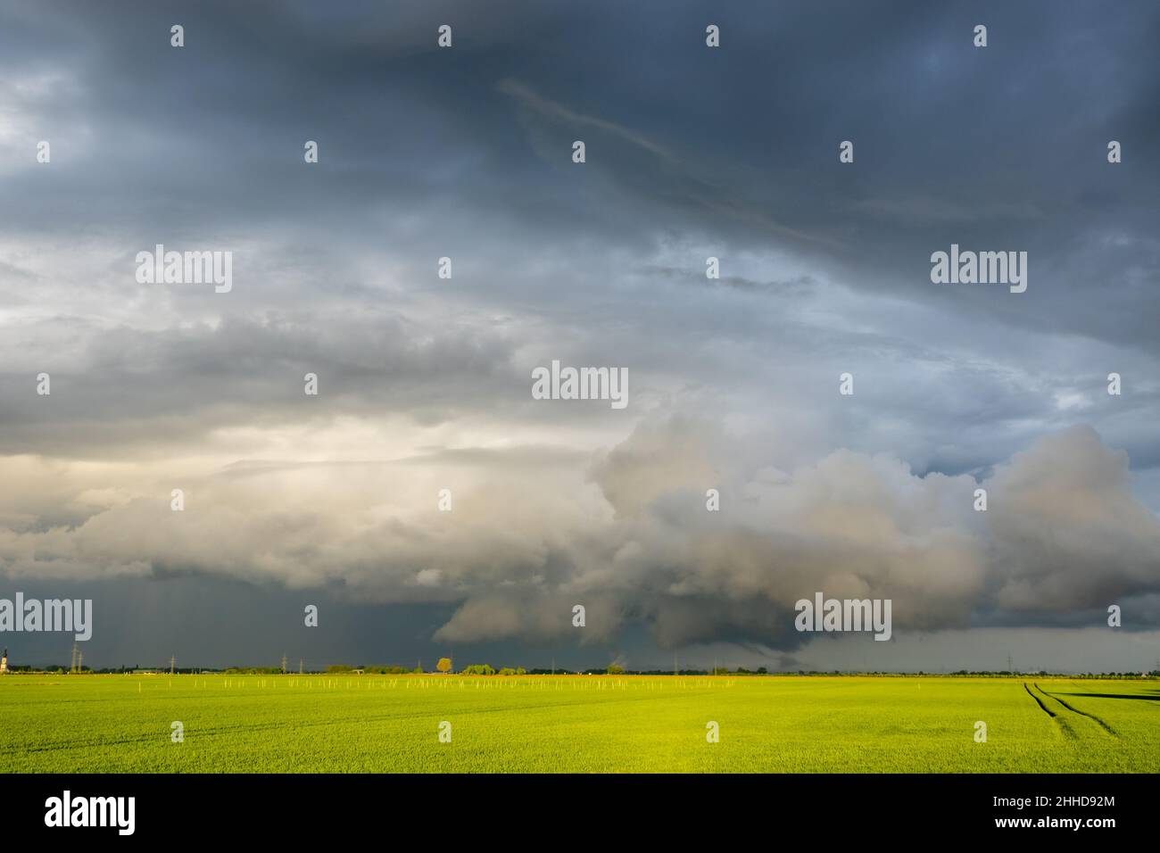 Cloud images with rain clouds and storm clouds in the landscape Stock ...
