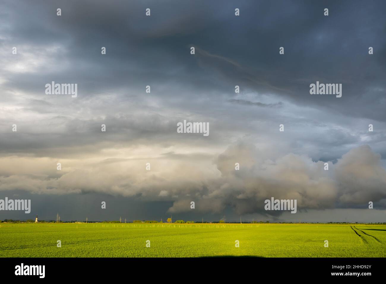 Cloud images with rain clouds and storm clouds in the landscape Stock ...