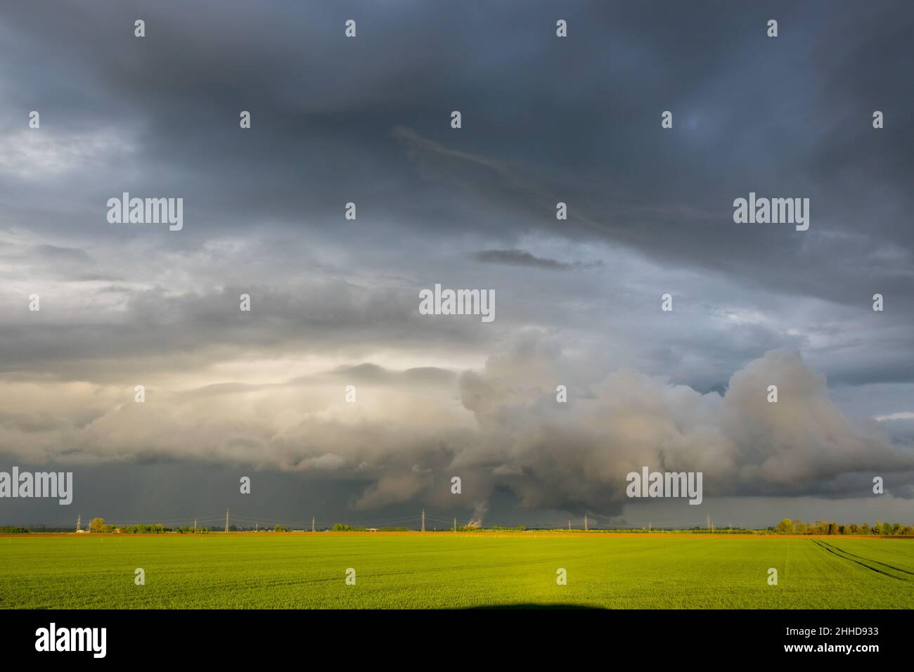 Cloud images with rain clouds and storm clouds in the landscape Stock ...
