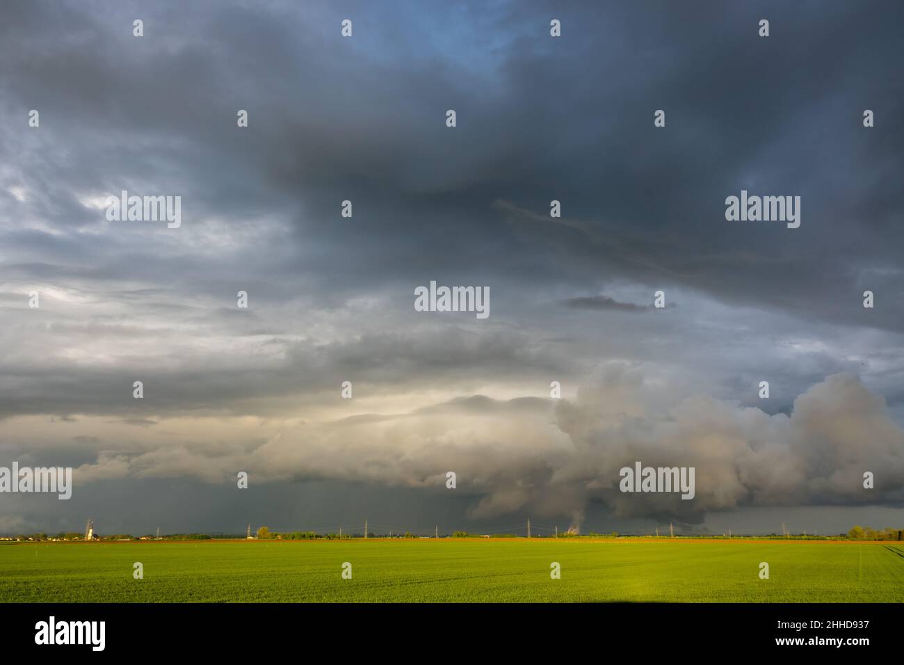 Cloud images with rain clouds and storm clouds in the landscape Stock ...
