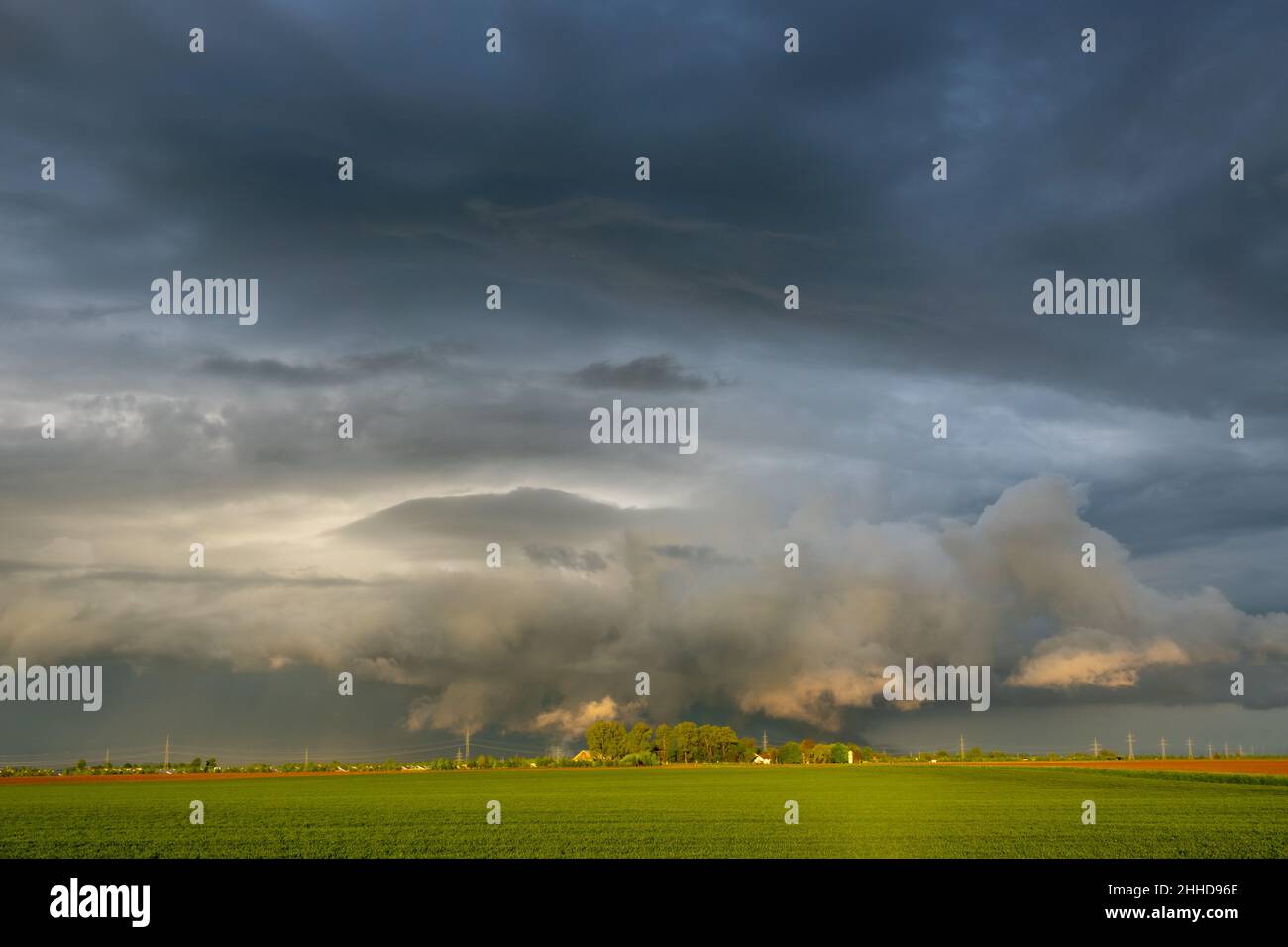 Cloud images with rain clouds and storm clouds in the landscape Stock ...