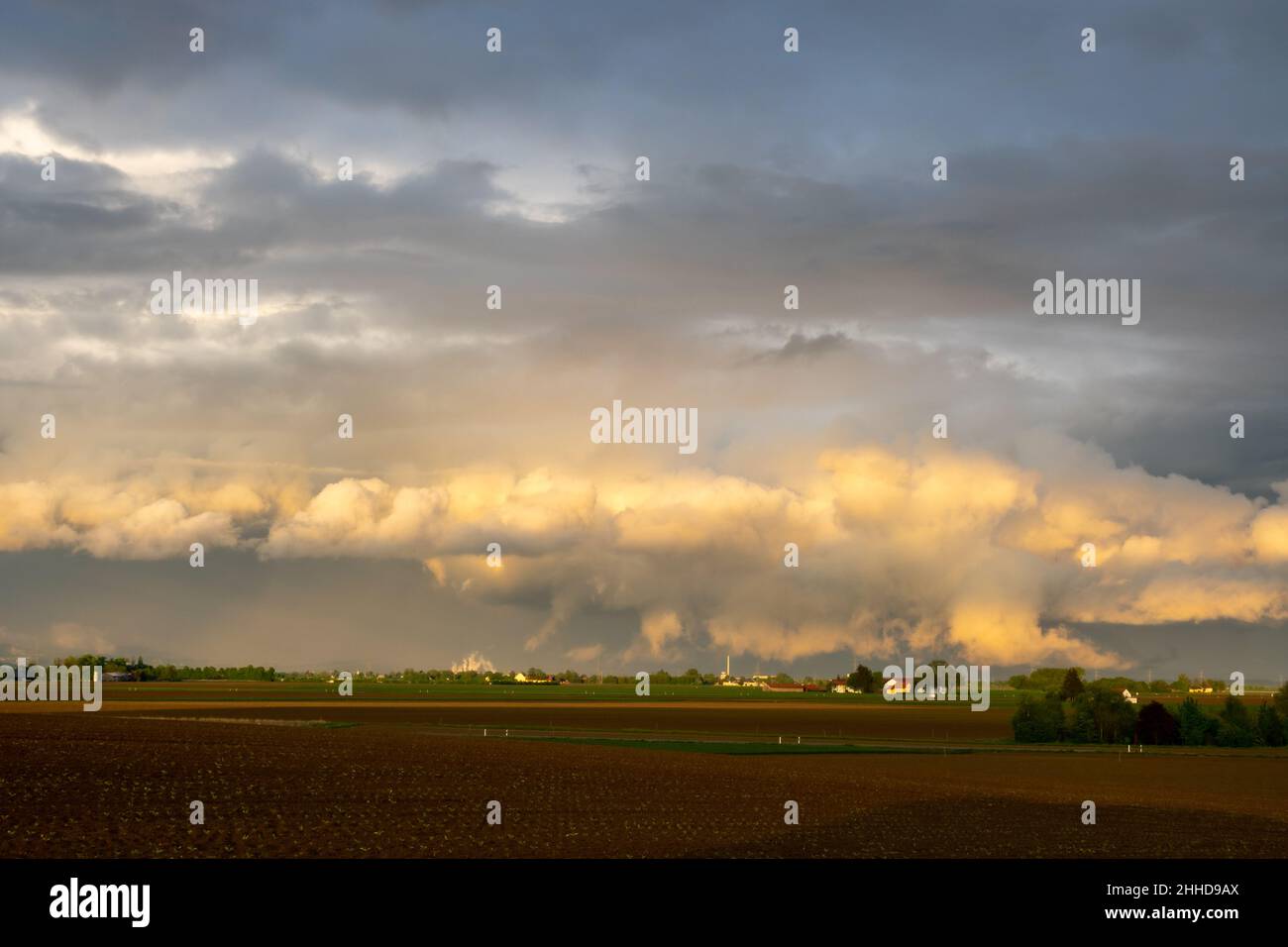 Cloud images with rain clouds and storm clouds in the landscape Stock ...