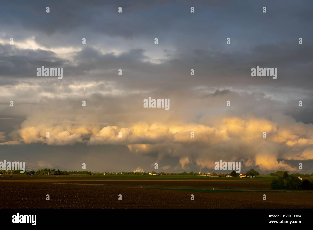 Cloud images with rain clouds and storm clouds in the landscape Stock ...