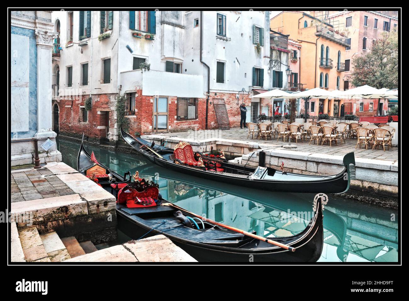 Romantic Venetian Canals Old Narrow Streets Of Venice Gondolas And