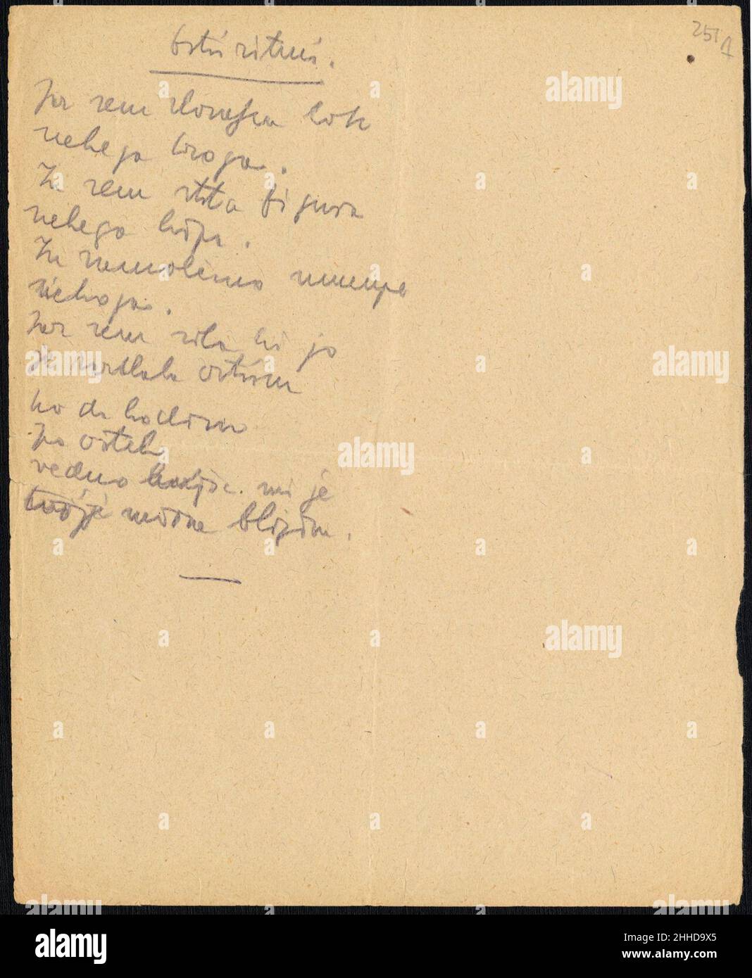 Srečko Kosovel - Ostri ritmi Stock Photo - Alamy