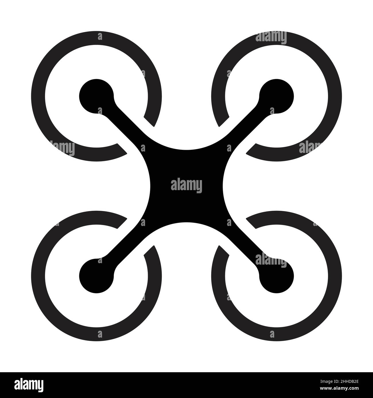 Drone quadcopter icon vector for graphic design, logo, website, social ...